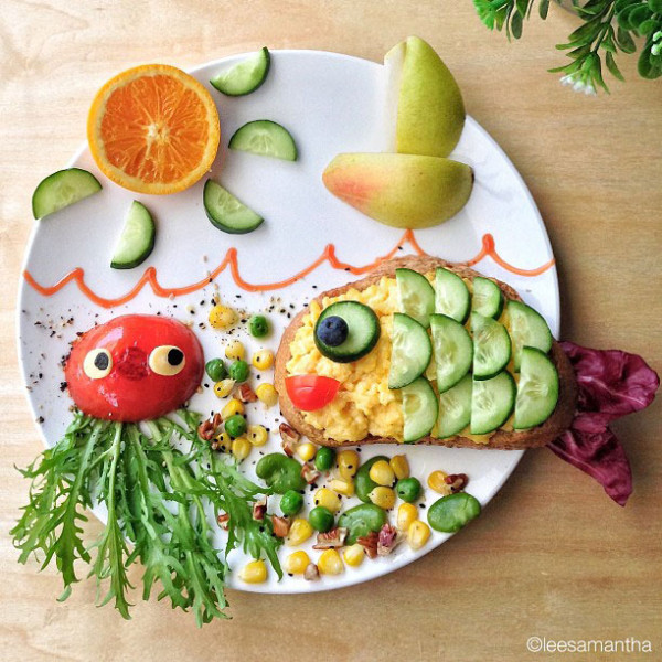 Des délicieux plats pour enfants très artistiques réalisés par une ...